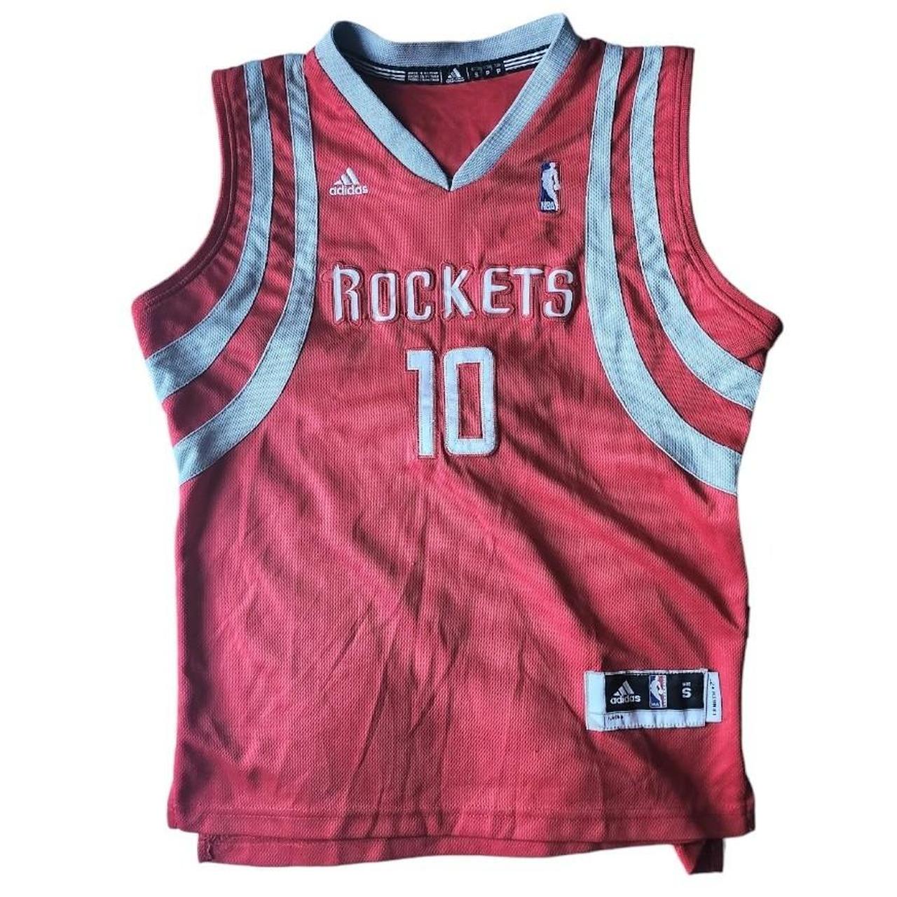 Red "Rockets" Jersey Measurements Shoulder... - Depop