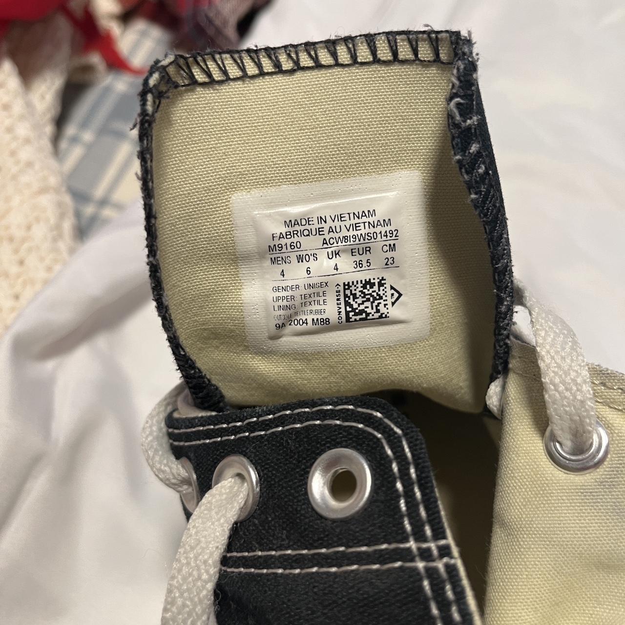 Black Chuck Taylor Converse some scuffs but pretty... - Depop