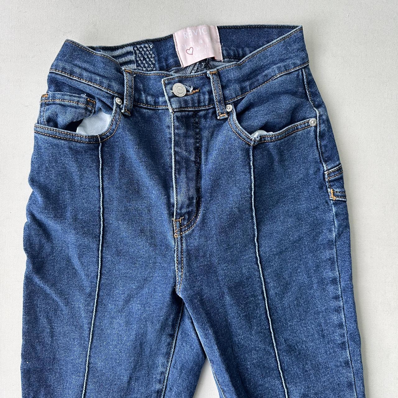 🤍retro high waisted denim flares🤍 -brand: revice... - Depop