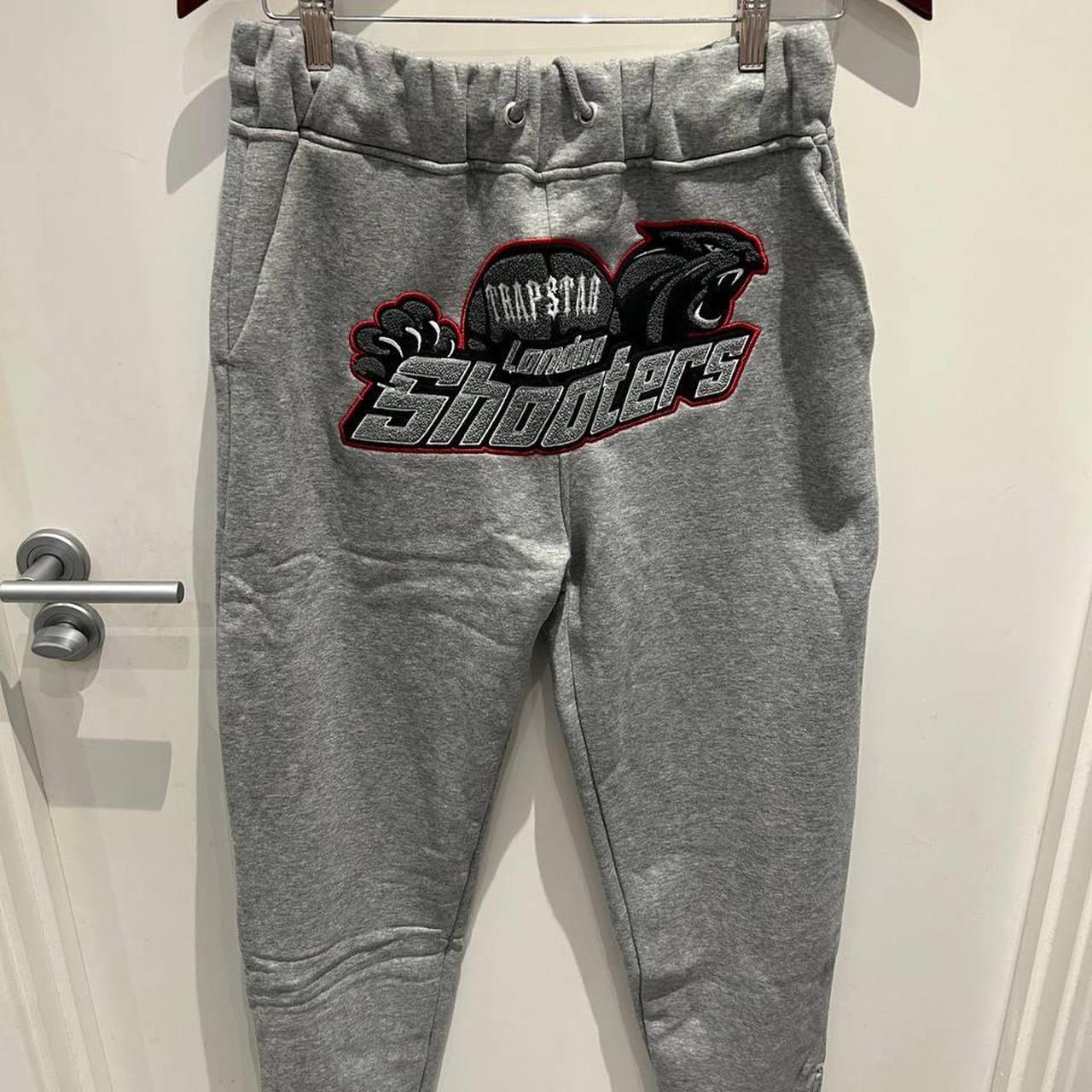 Trapstar Shooters Tracksuit - Grey / Red BRAND NEW... - Depop