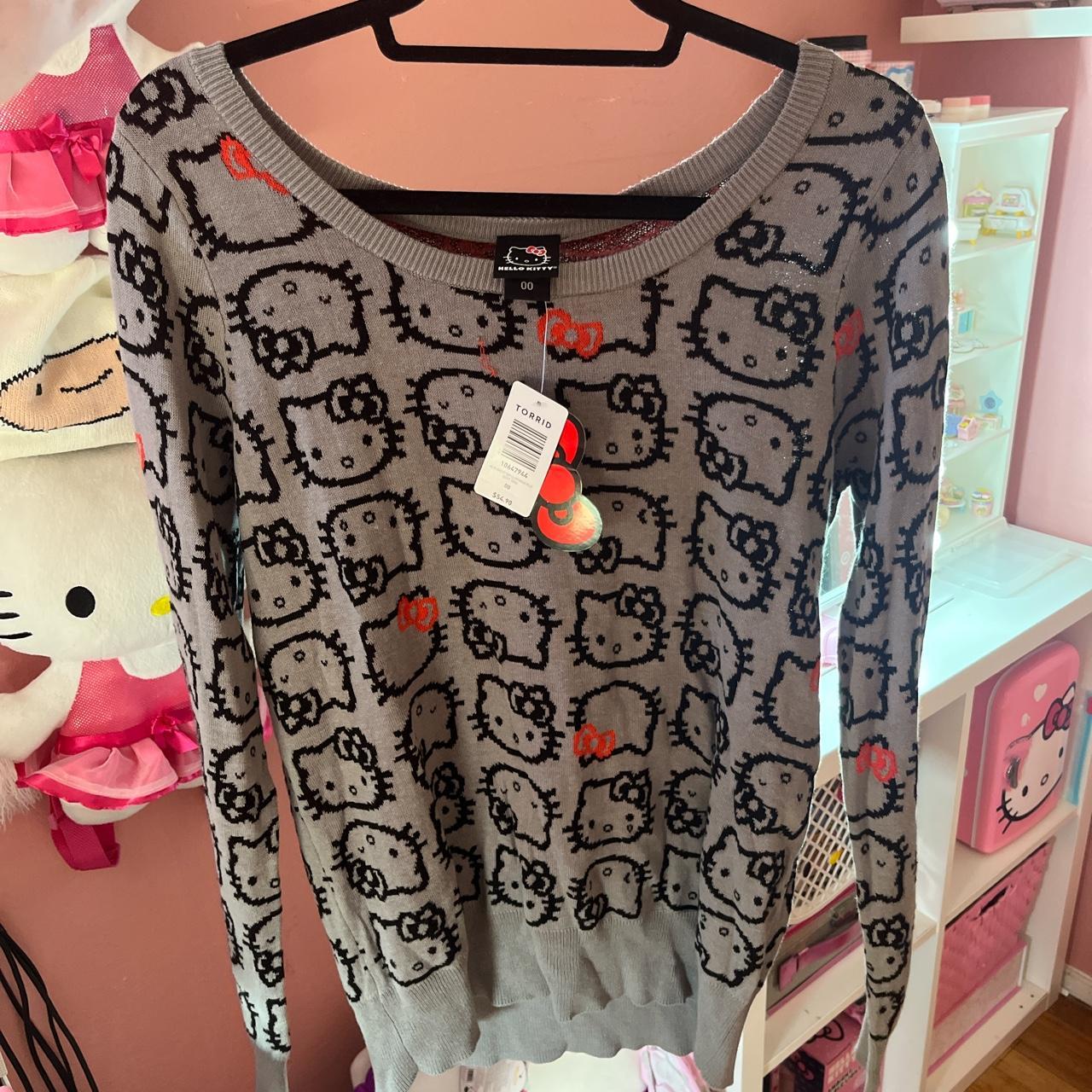 Alternative Hello kitty torrid sweater. Size 00 in... - Depop