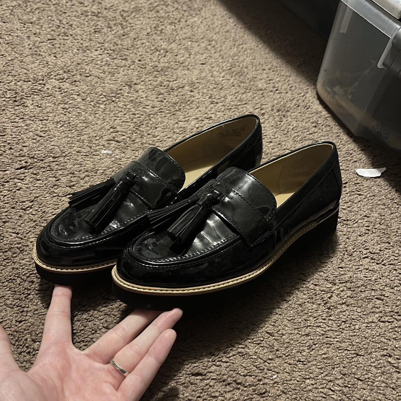frank sarto black loafers dm with questions!! - Depop
