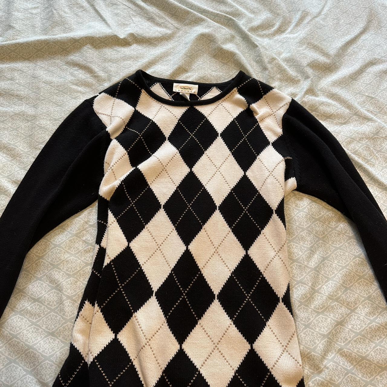 super cute 90s argyle sweater from talbots! vintage... - Depop
