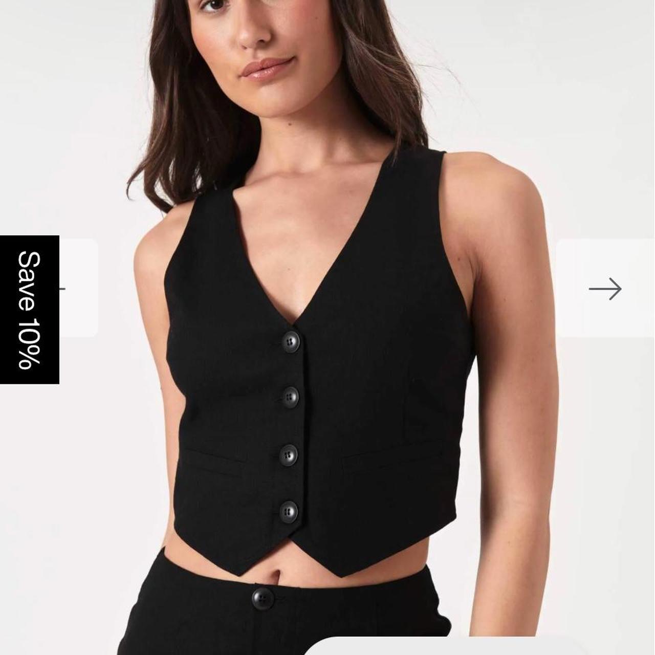 Rolla’s Dallas Vest Black - Size 8 (Small) | Depop