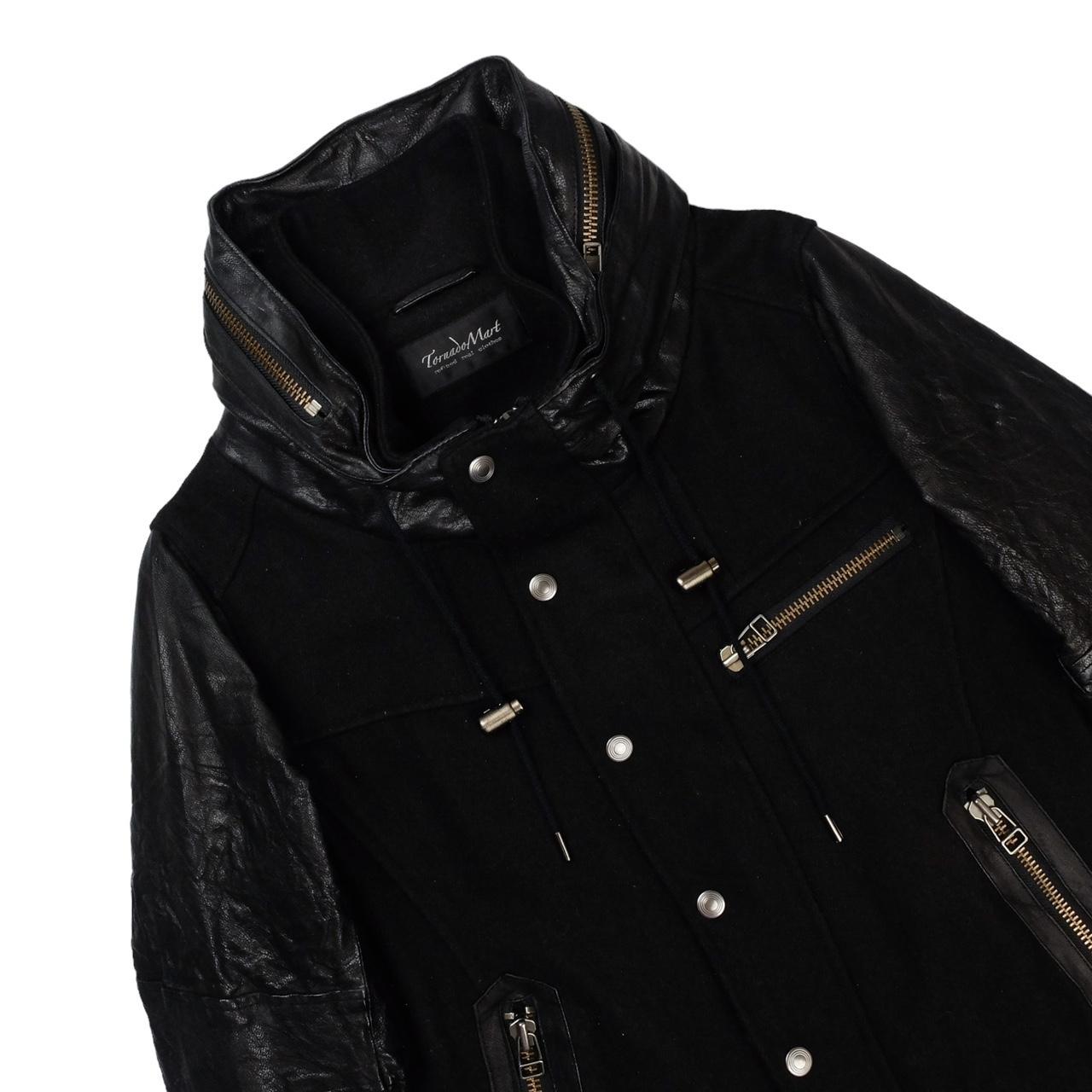 Tornado Mart Bono Jacket Biker influenced varsity... | Depop