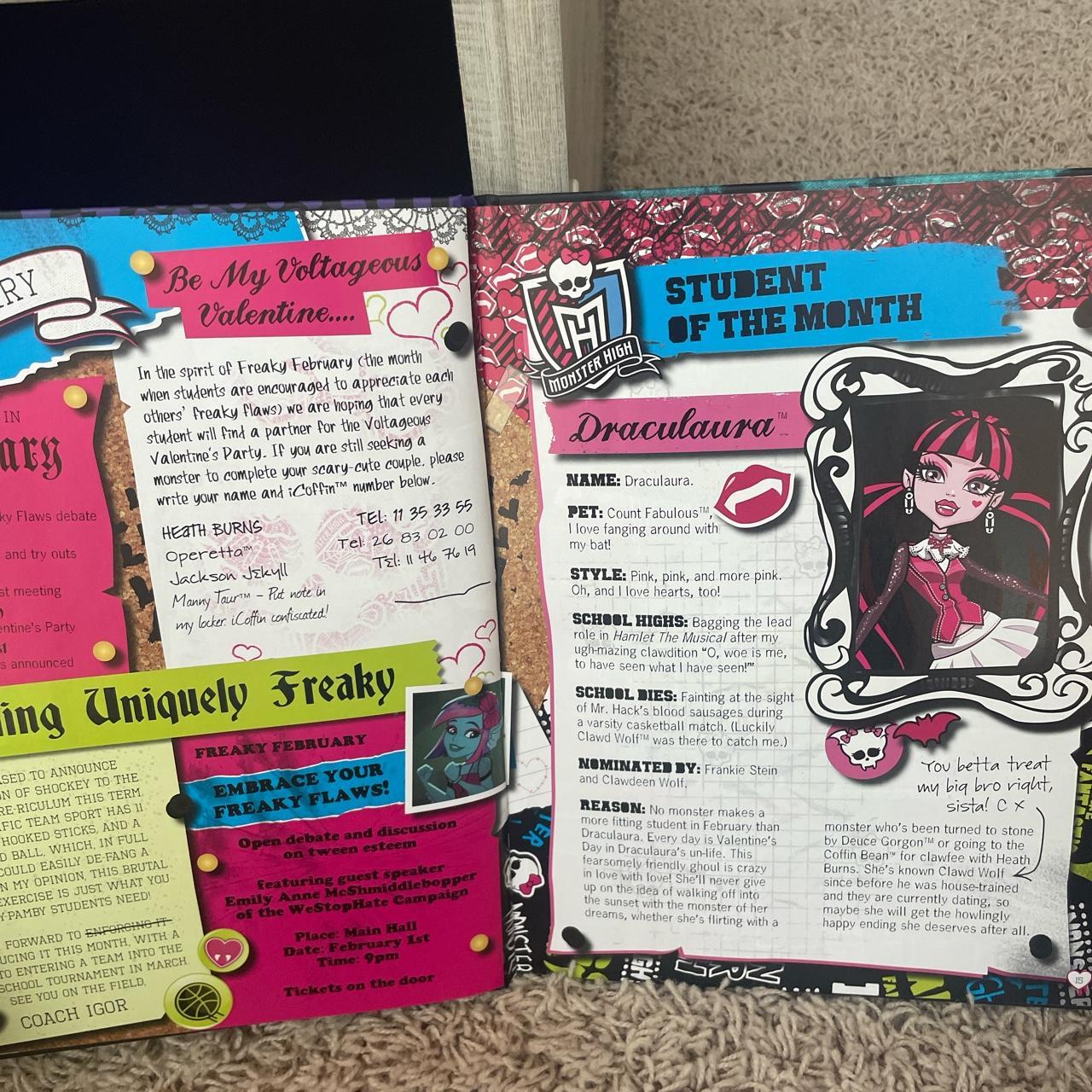 Monster high “My monster life” From 2012 Book filled... - Depop