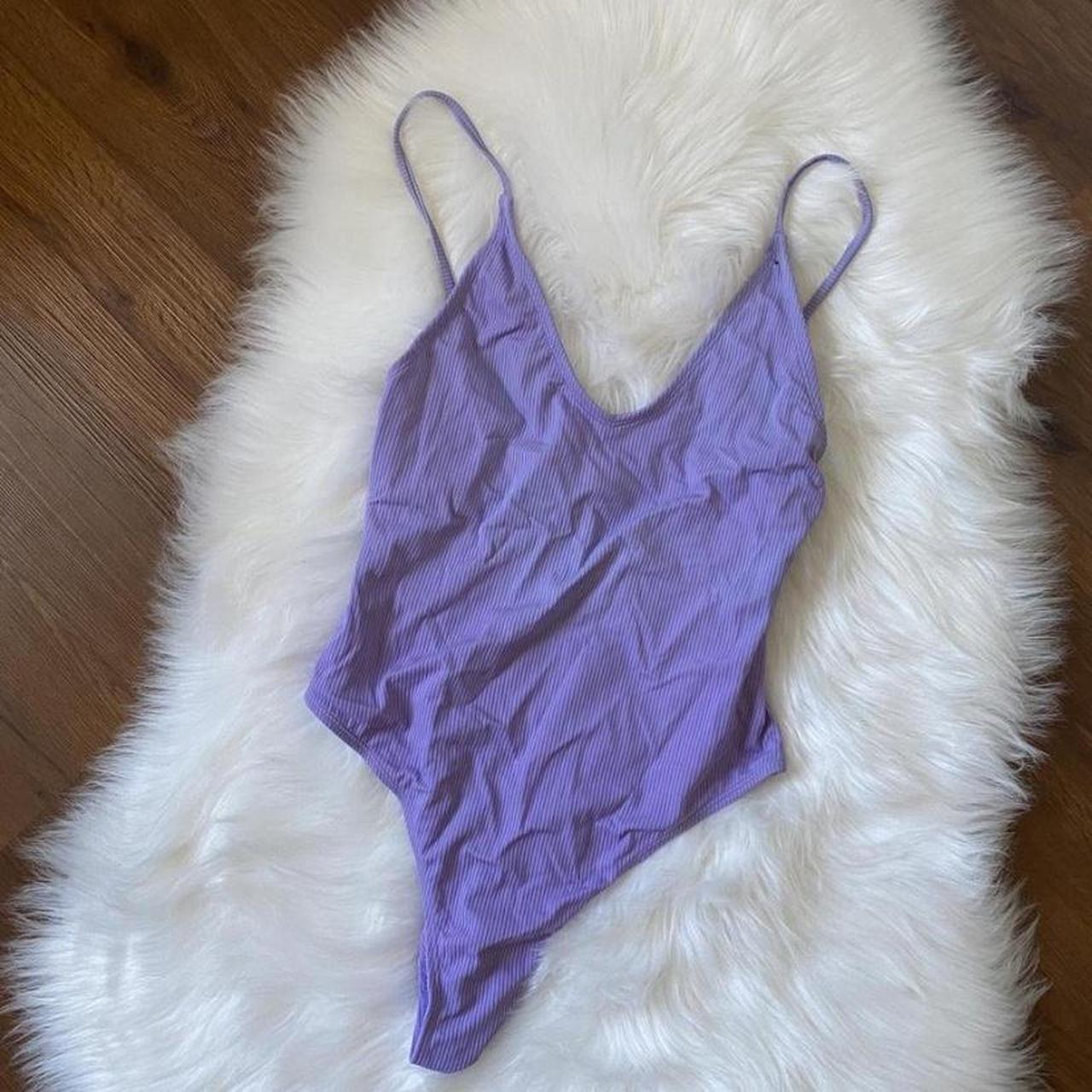Cotton On Women's Purple Swimsuit-one-piece | Depop