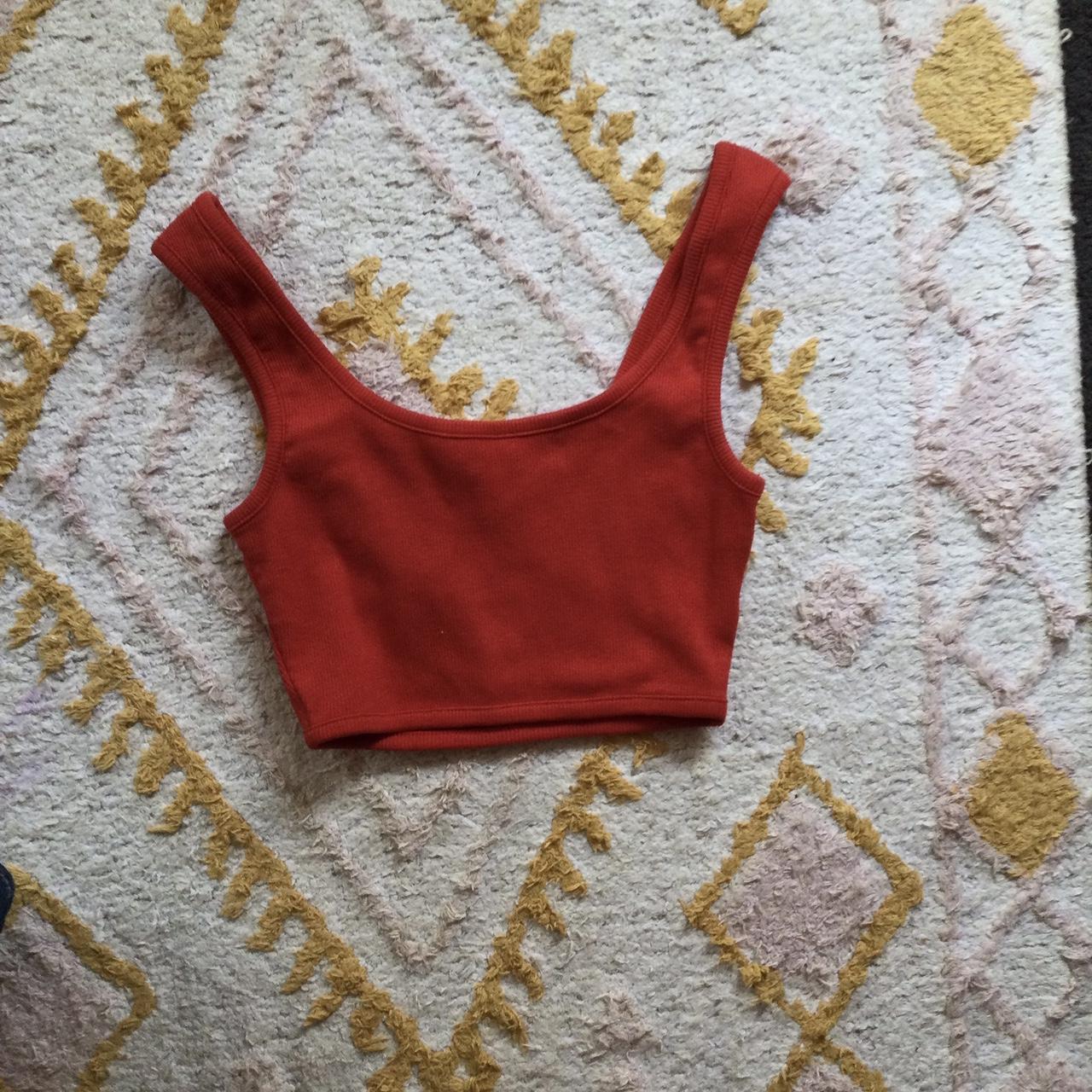 CUTE RED TANK TOP!! ️ ️ ️ ️ so cute u don’t have to... - Depop