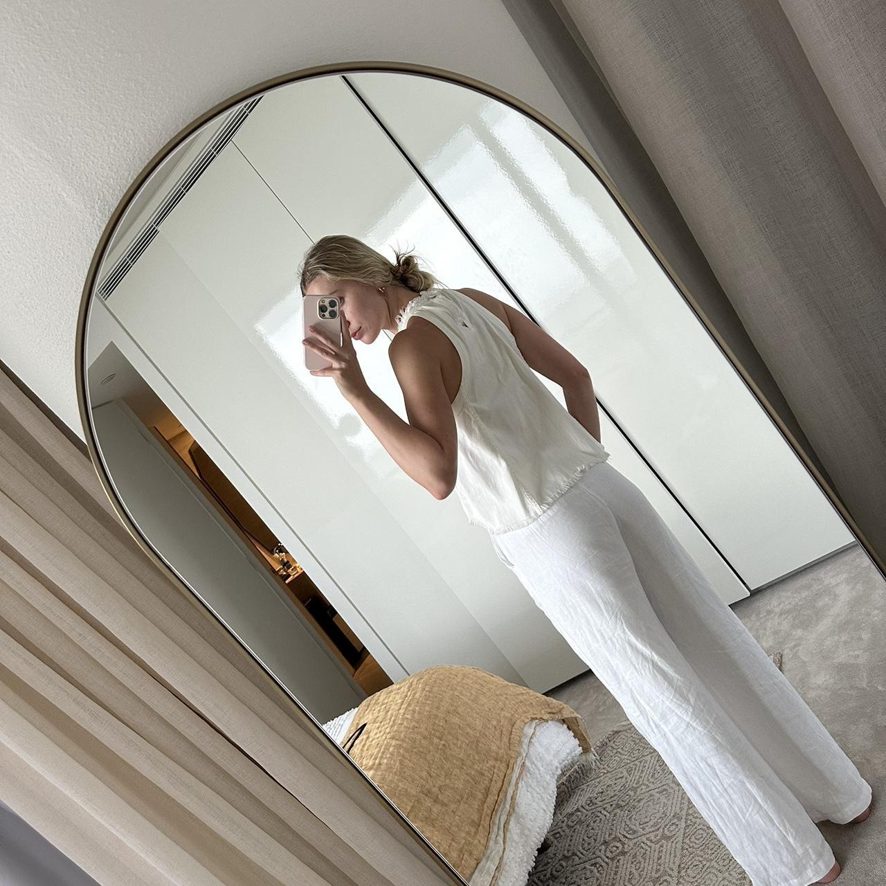 Sass & Bide white halter neck top Slight... - Depop