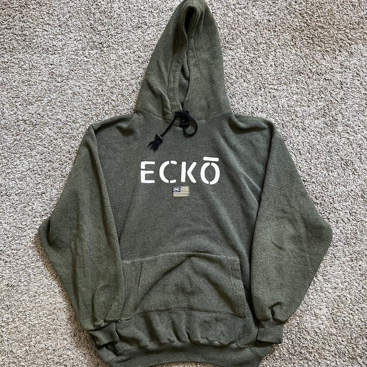 Ecko unltd fleece hoodie Size 2XL Pit to pit... - Depop