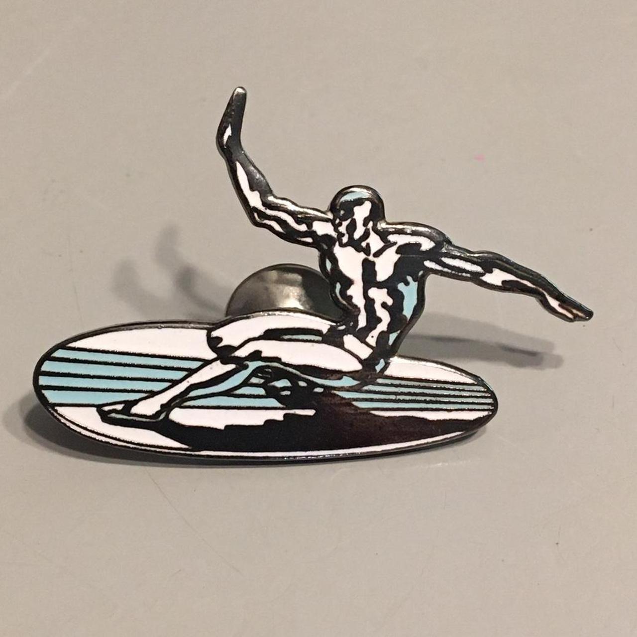 Marvel Silver Surfer Lapel Pin *Official Marvel... - Depop