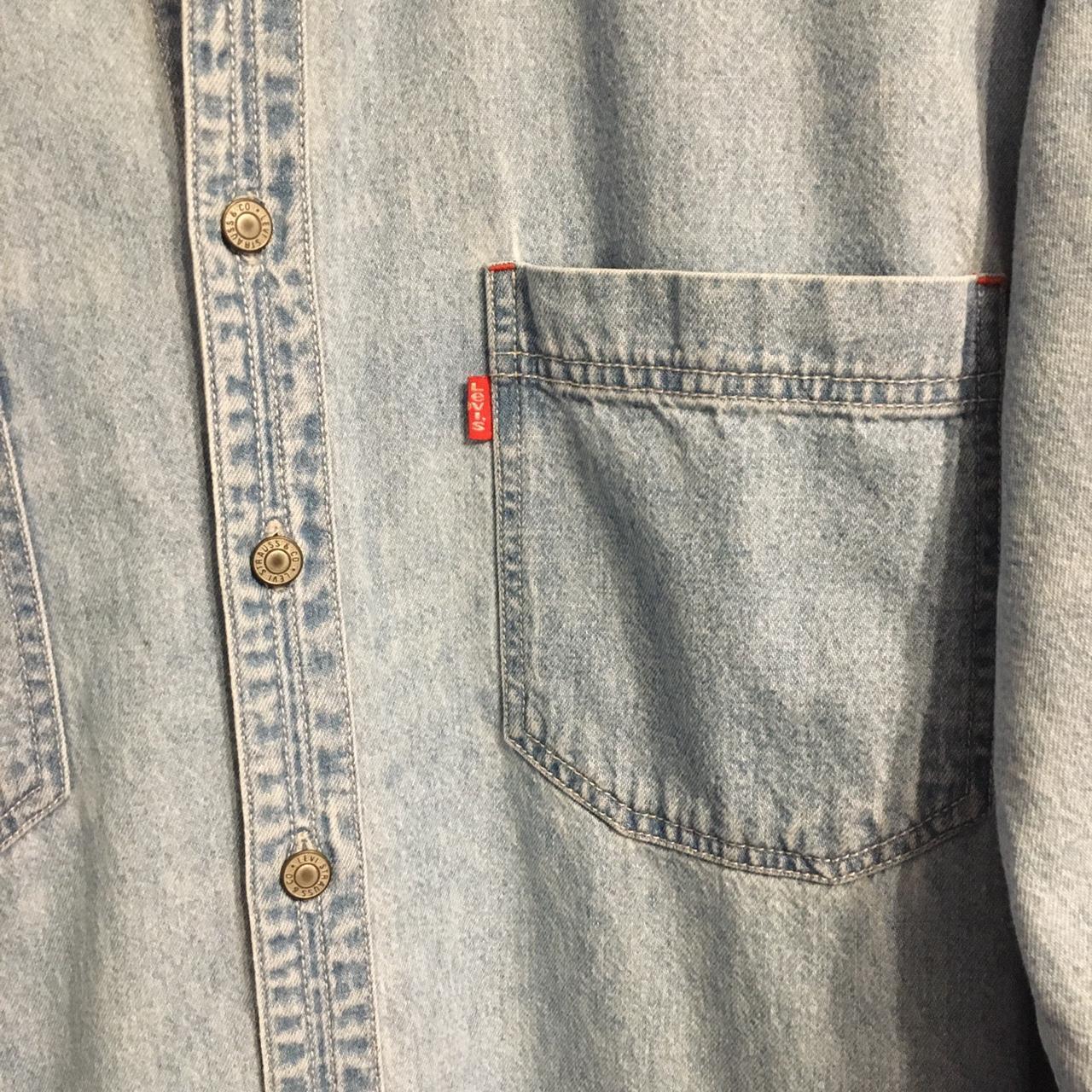 Levi’s Vintage 90s Denim Button Down Shirt *Very... | Depop