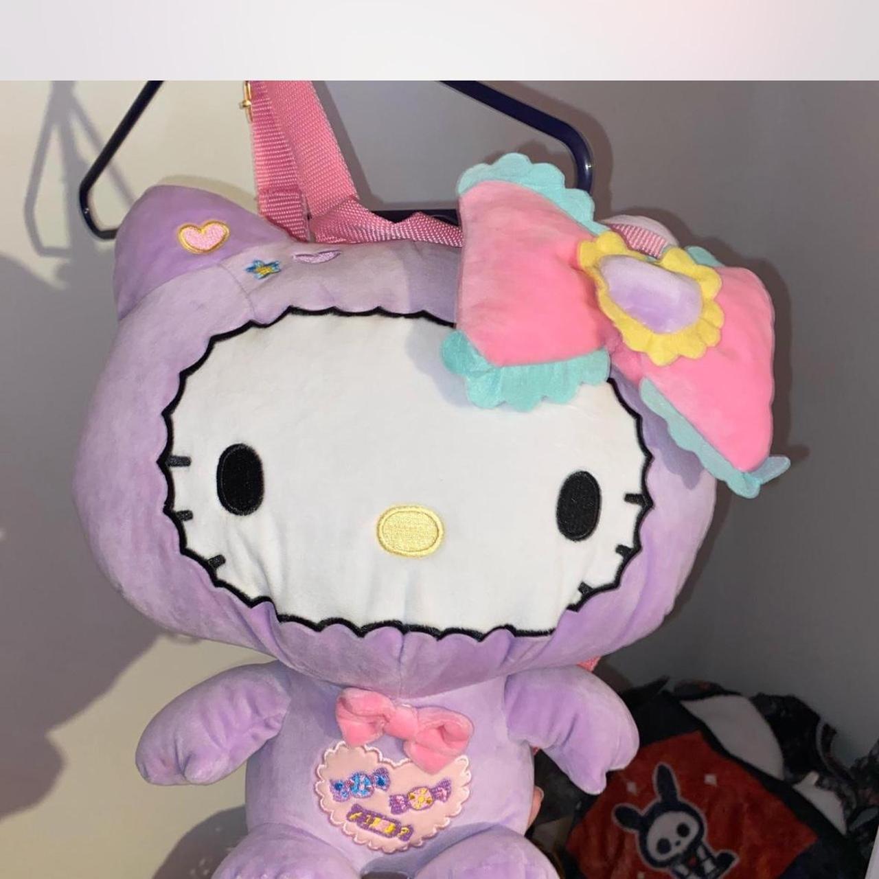 Hello kitty rave set fits S Includes the hat,... | Depop