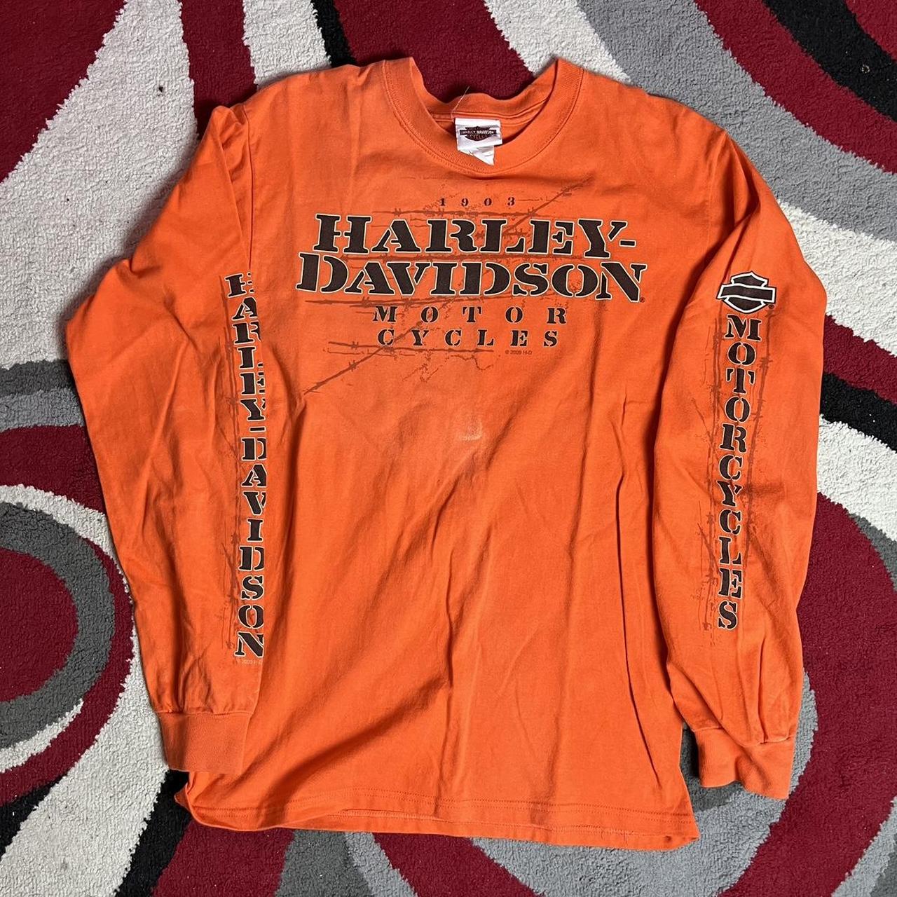 Harley Davidson Long Sleeve Shirt size mens... - Depop