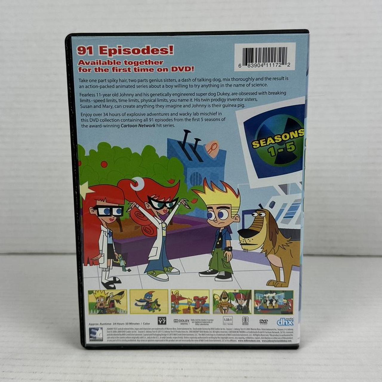 Johnny Test: Seasons 1-5 DVD Cartoon Network 9 Disc... - Depop