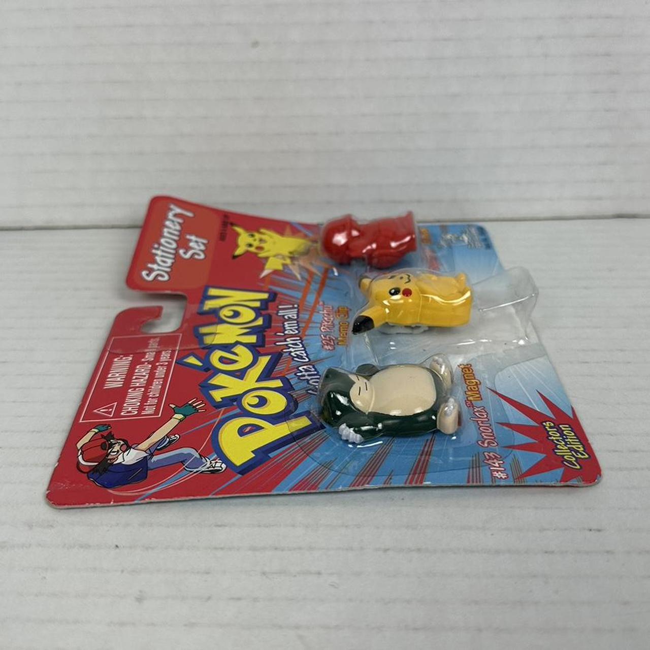 Vintage Pokémon Stationery Set Clip Magnet Eraser... - Depop