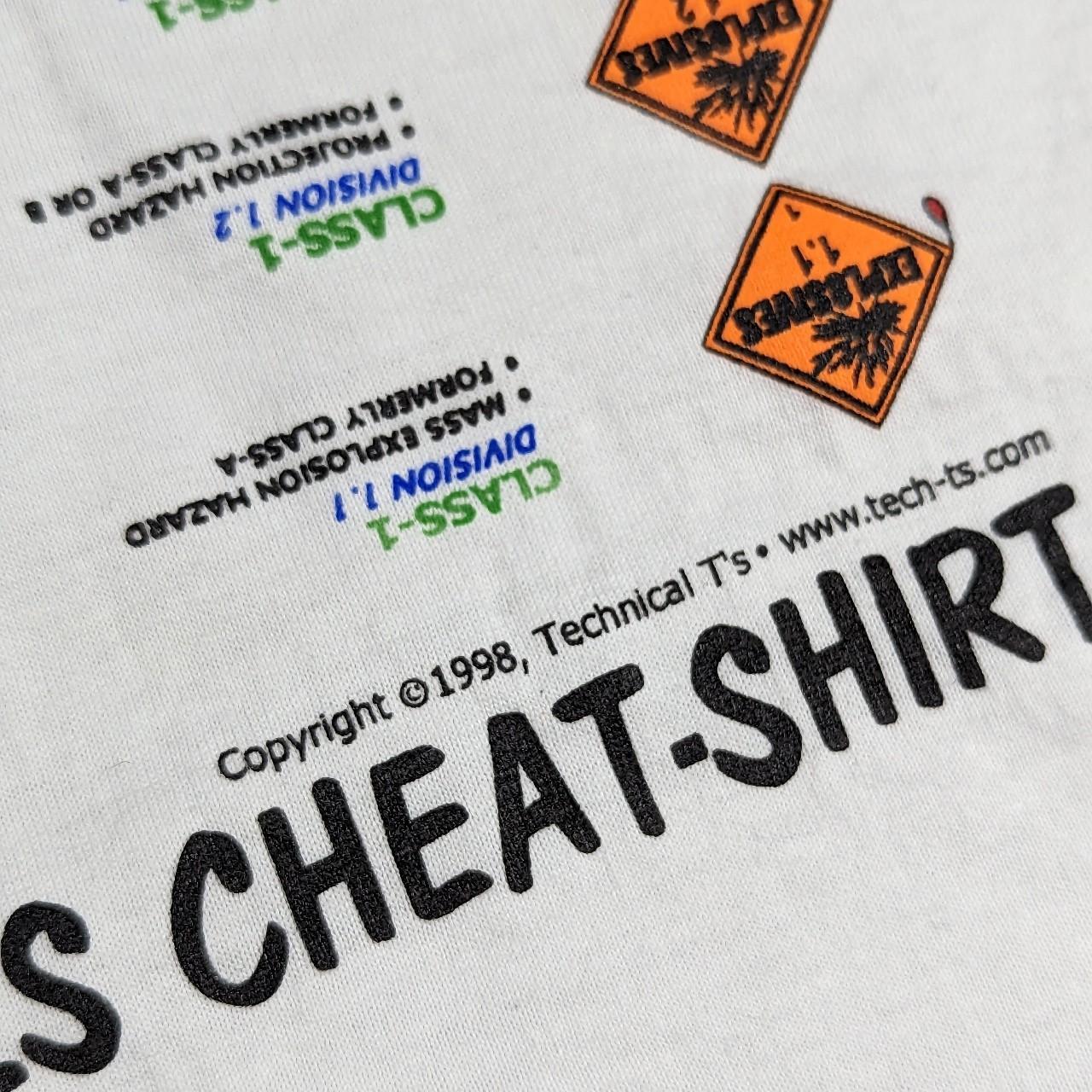 Vintage Hazardous Materials Cheat-shirt... - Depop