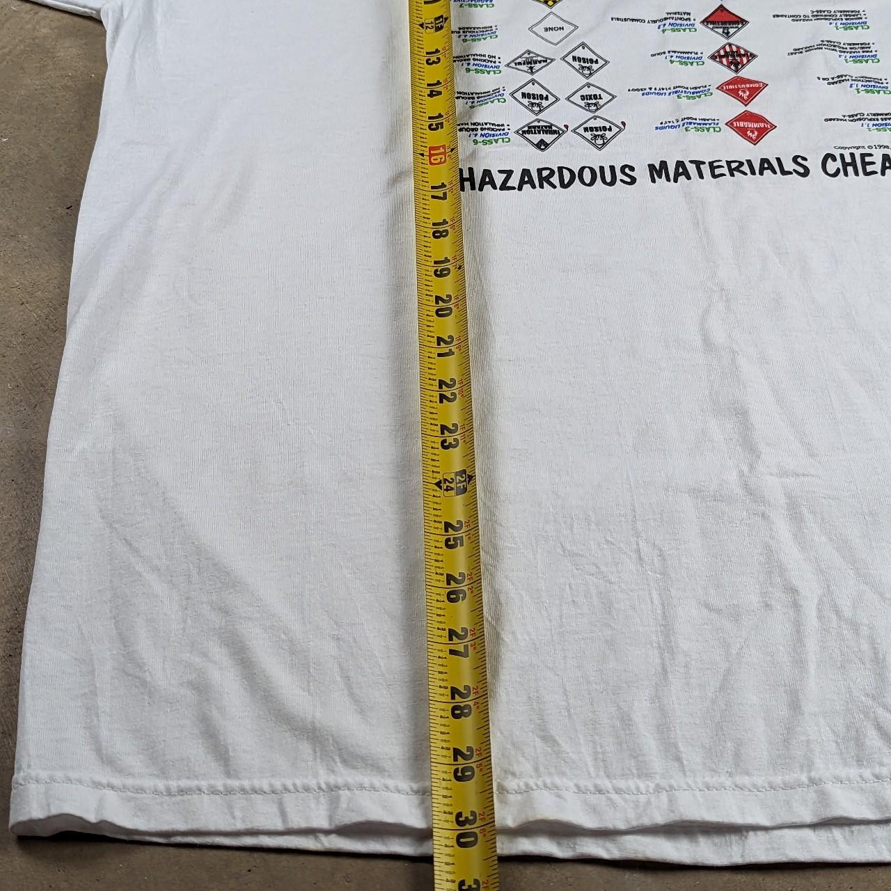 Vintage Hazardous Materials Cheat-shirt... - Depop