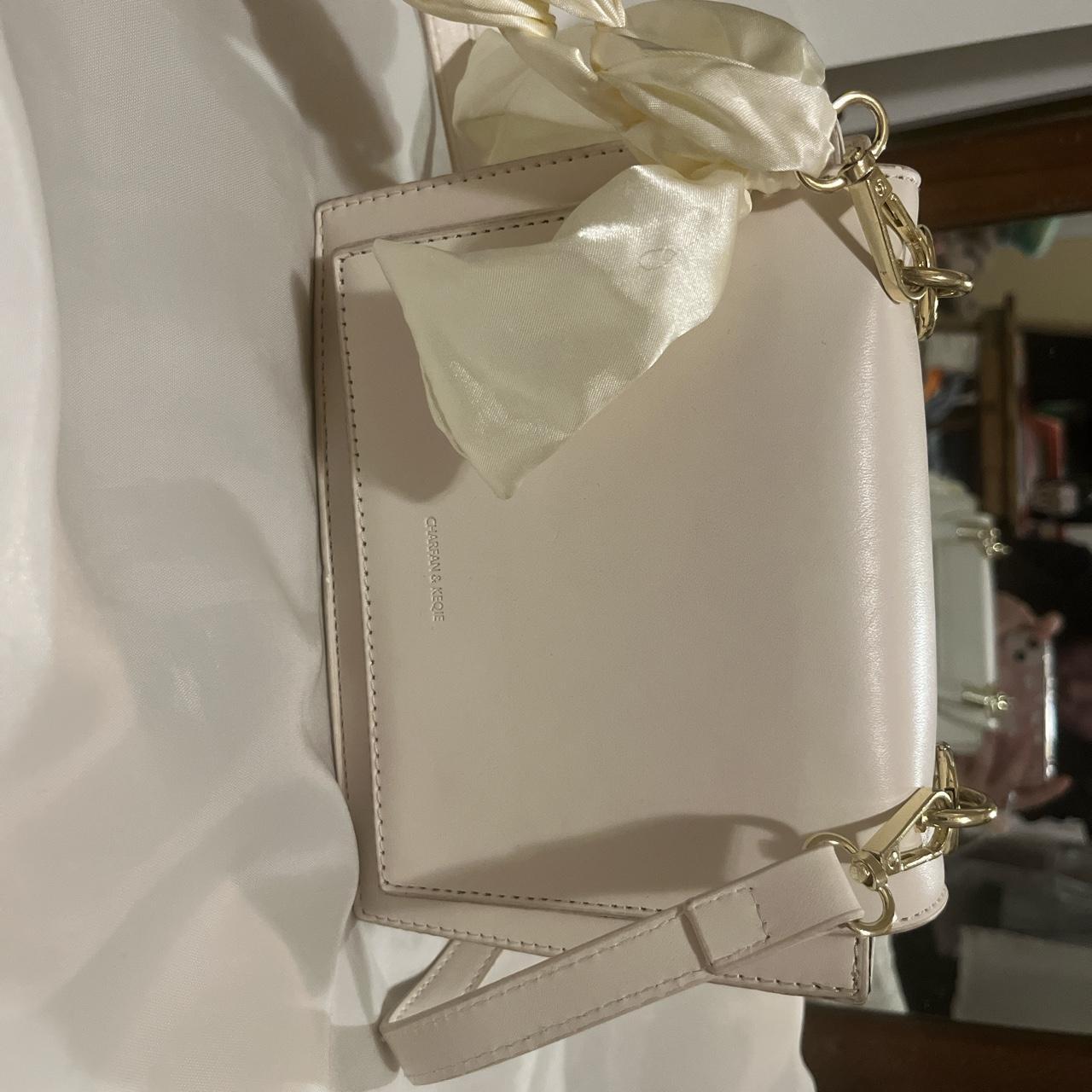 Small white crossbody & handheld purse from SHEIN.... - Depop