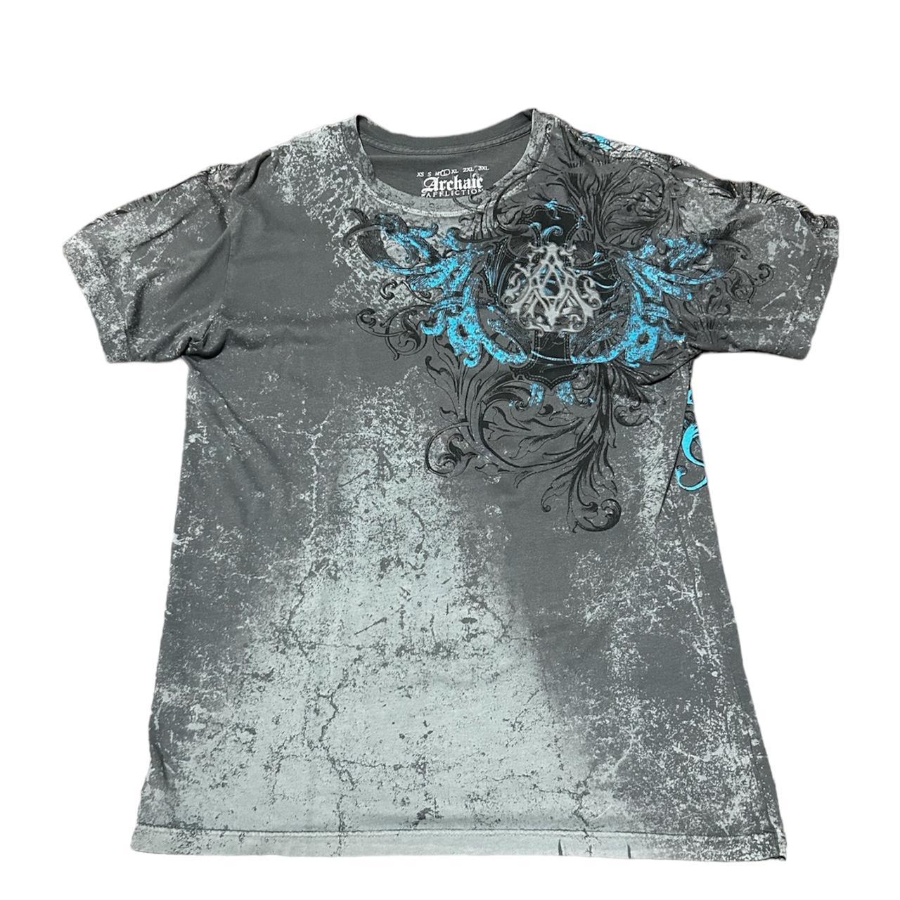 Archaic by Affliction Large Men’s Tee worn once... - Depop