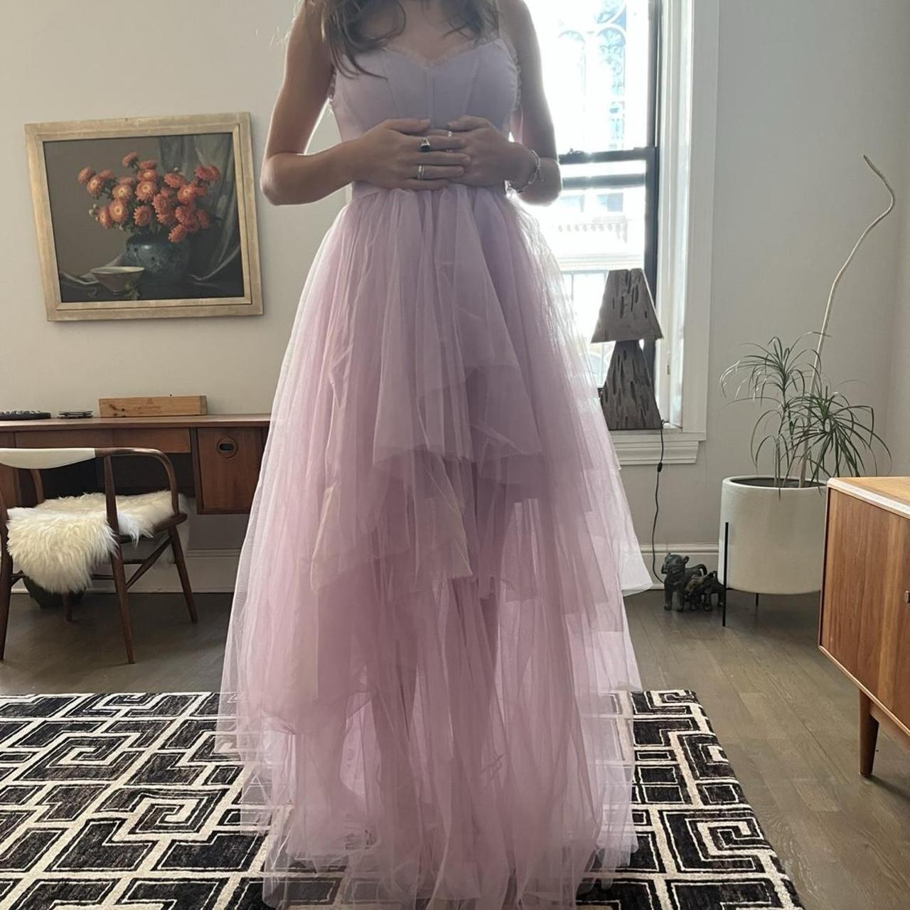 BCBG Prom dress - purple size small/xsmall - Depop