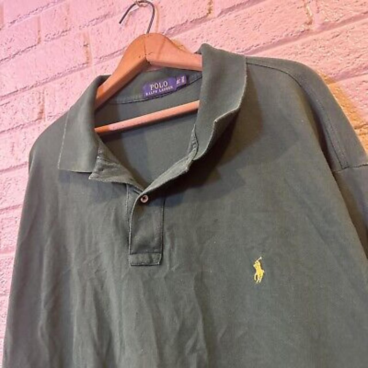 Polo Ralph Lauren Shirt Men 3XLT Tall Polo Black... - Depop