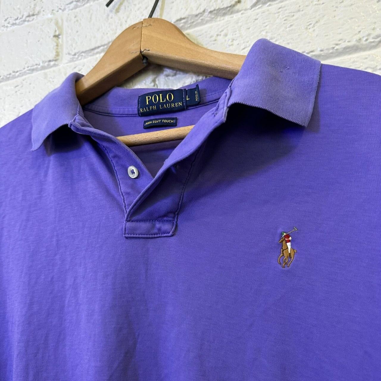 Polo Rlaph Lauren Mens Size L Pima Soft Touch Polo... - Depop