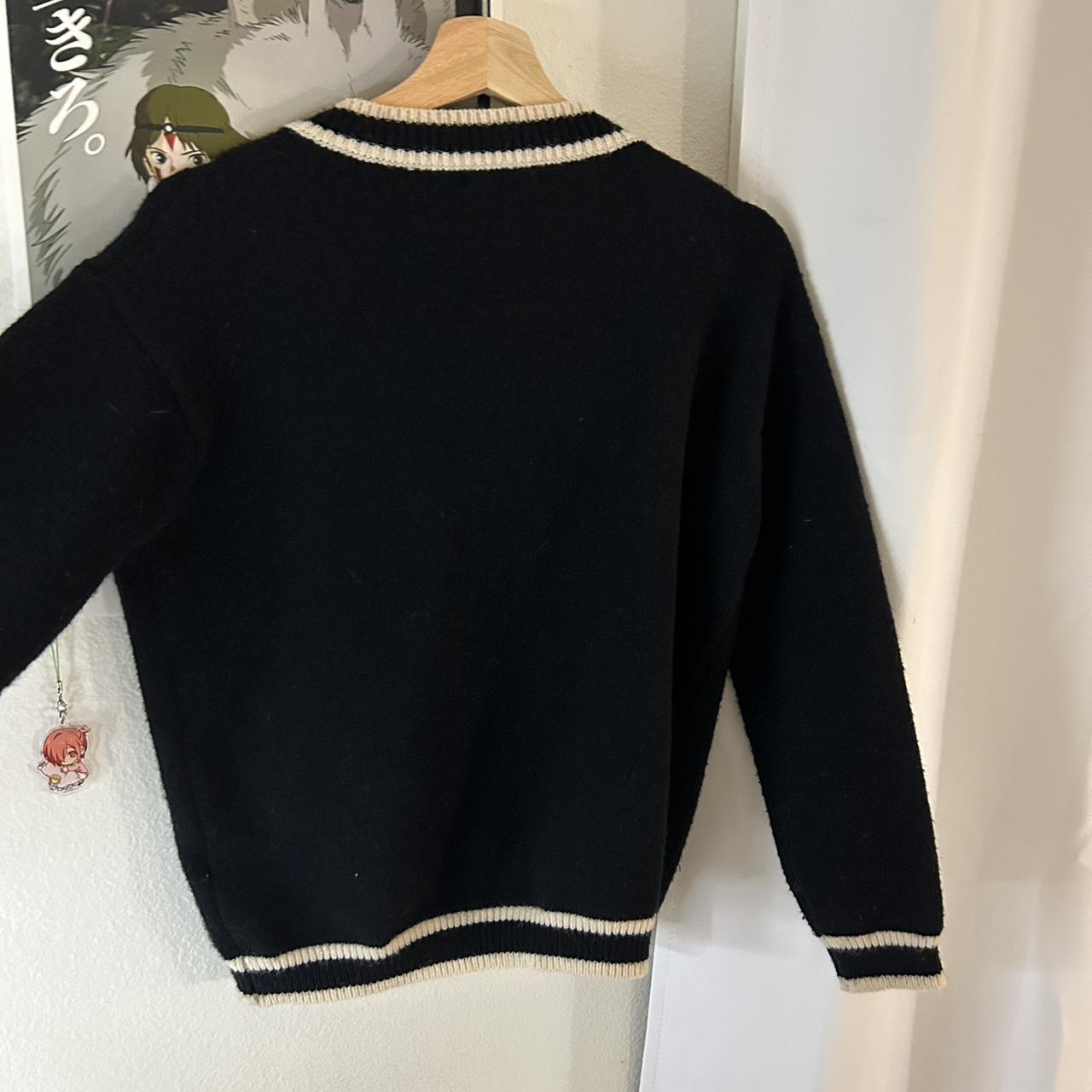 preppy academic kdrama varsity soft jacket with... - Depop