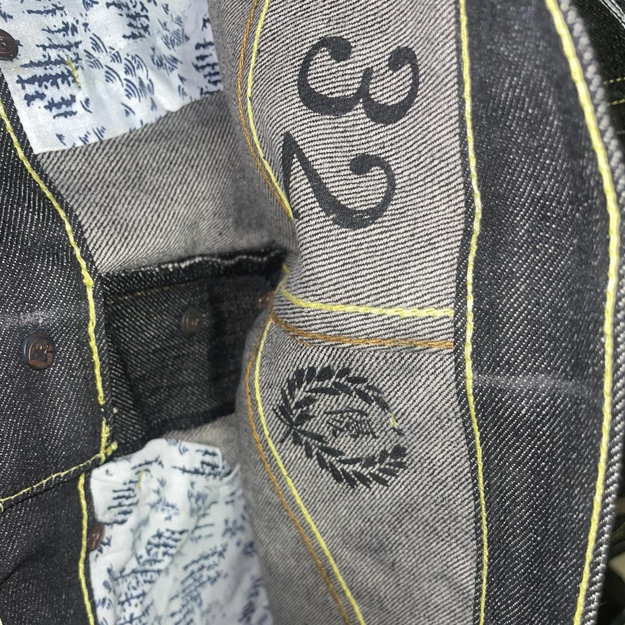 RMC Jeans (Jorts) Red Monkey company embroidery on... - Depop