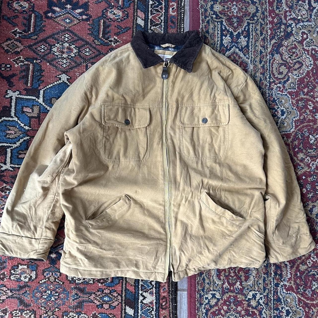 carhartt detroit lookalike jacket corduroy... - Depop