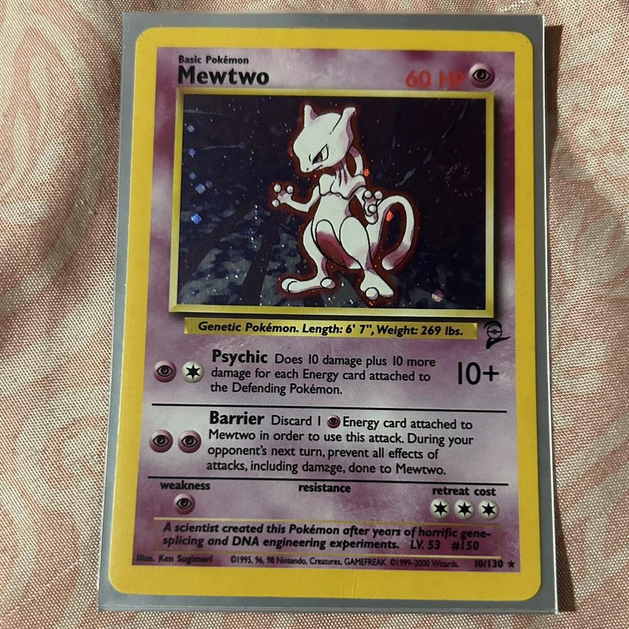 Base set 2 mewtwo, second edition, not graded, great... - Depop