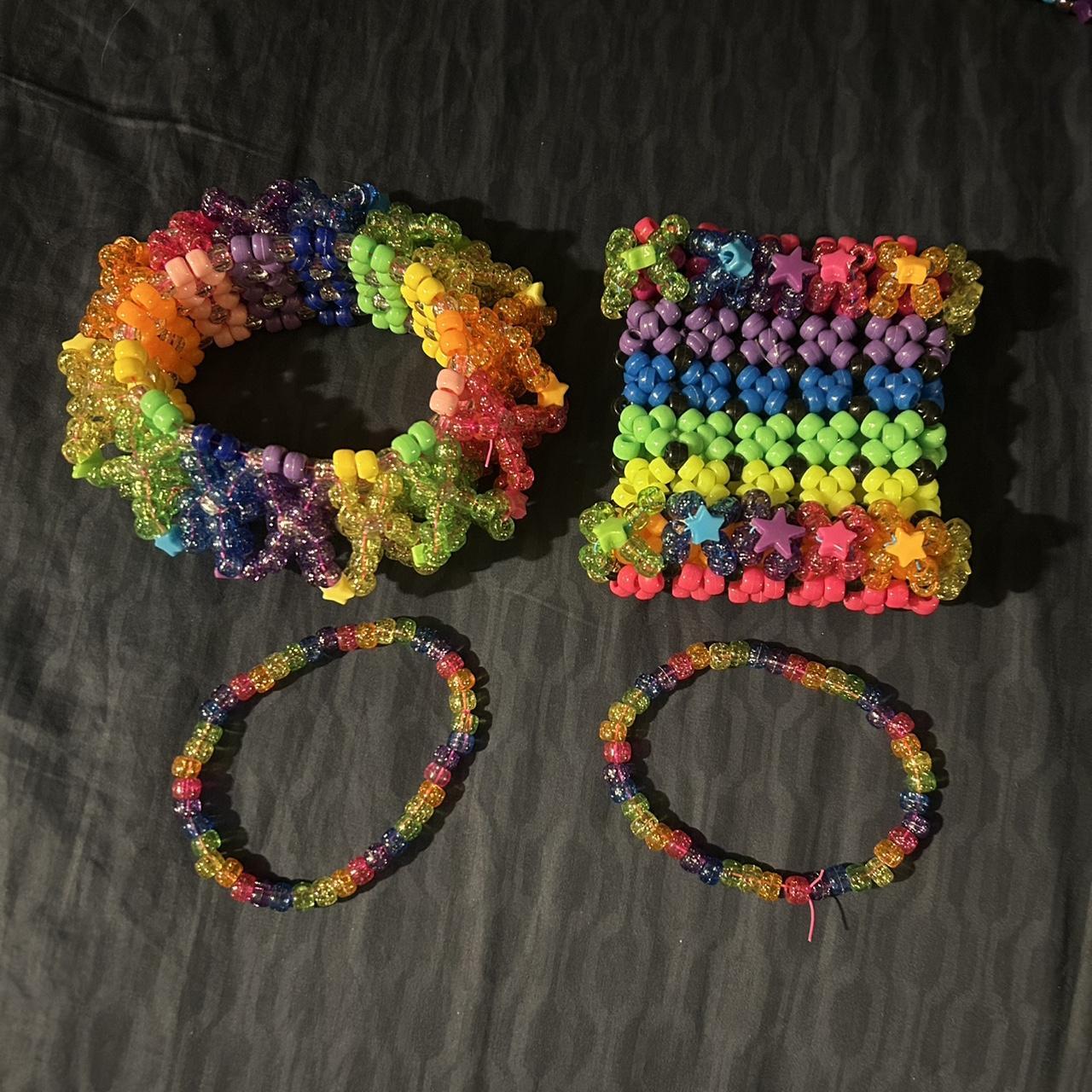 Rainbow kandi, epic rotator cuff, 4 pieces | Depop