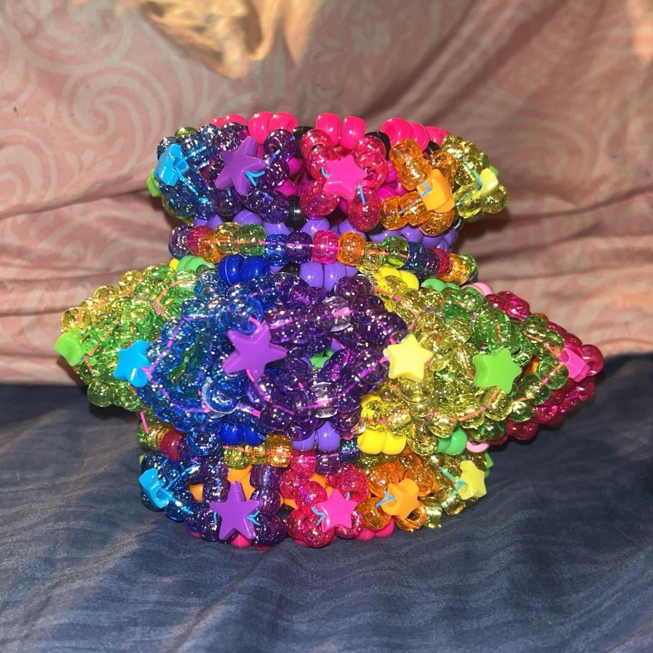 Rainbow kandi, epic rotator cuff, 4 pieces | Depop