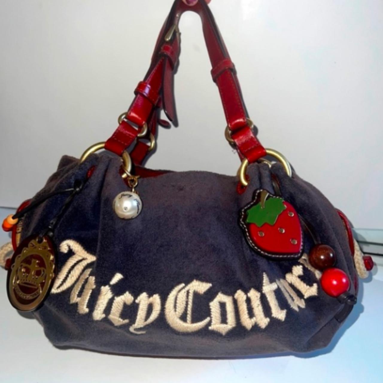 Vintage Rare Pink Juicy Couture Bag Purse Handbag... - Depop