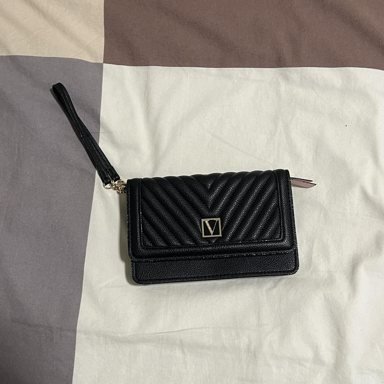 Victoria’s Secret black wristlet - never worn - no... - Depop