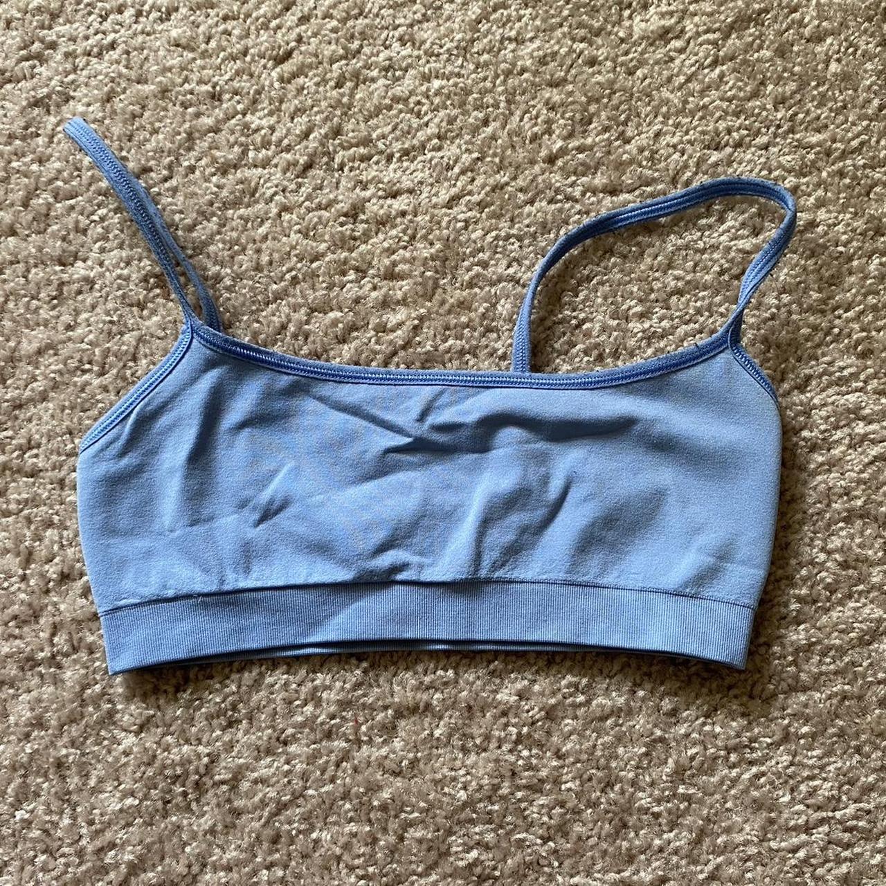 Gap Body Blue scoop seamless bralette Xs Cutest sky... - Depop