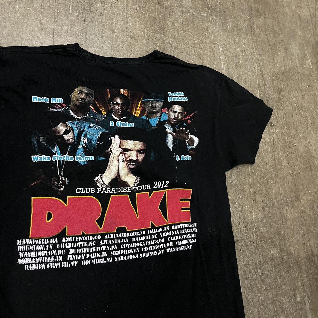 Drake Concert Shirt Club Paradise Tour size Large... - Depop