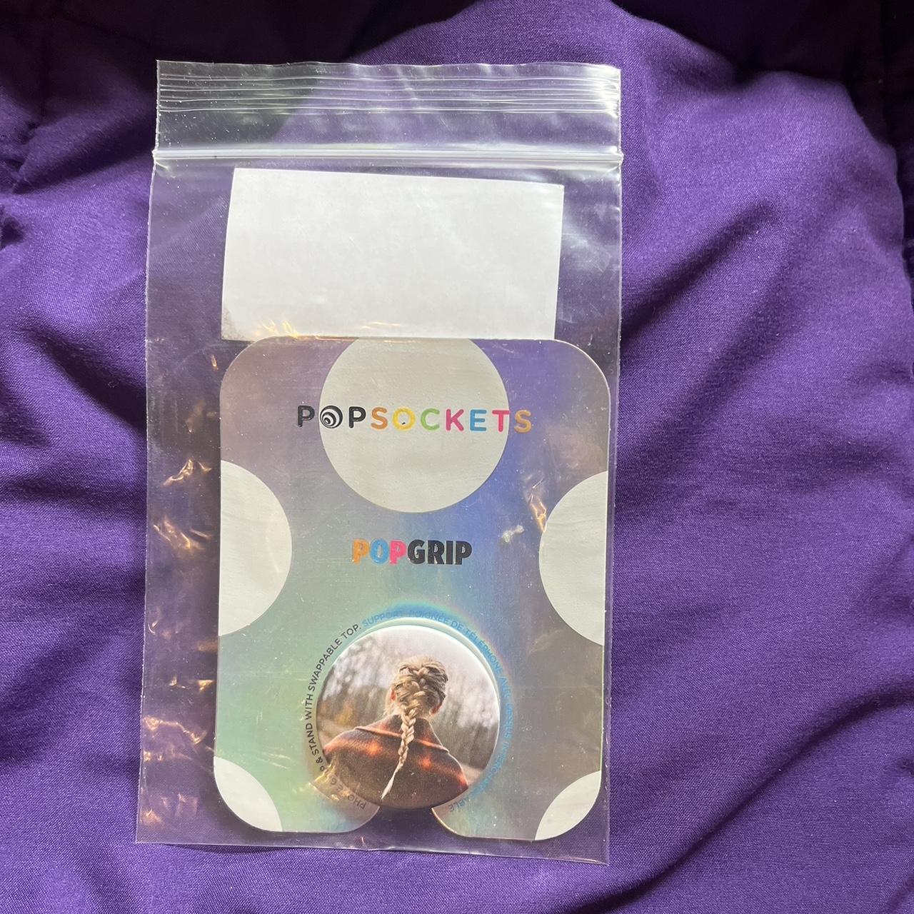 🤎 taylor swift official evermore pop socket merch,... - Depop