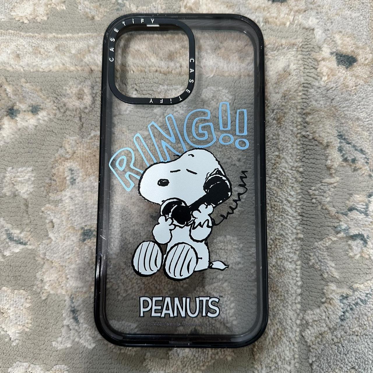 casetify snoopy peanuts clear case iphone 14 pro max - Depop