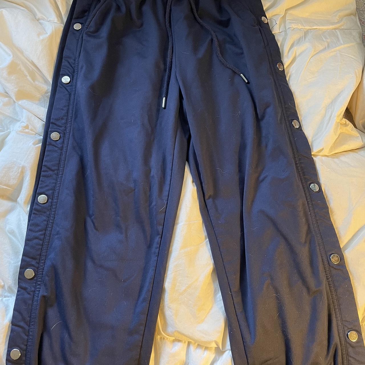 Very cool sweats can unbottom or cuff by unbuttoning... - Depop