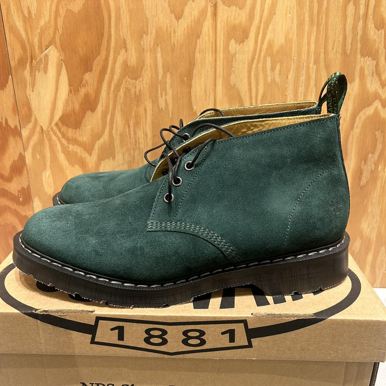 Noah x Solovair Chukka Boot Suede Dark Green Size... - Depop