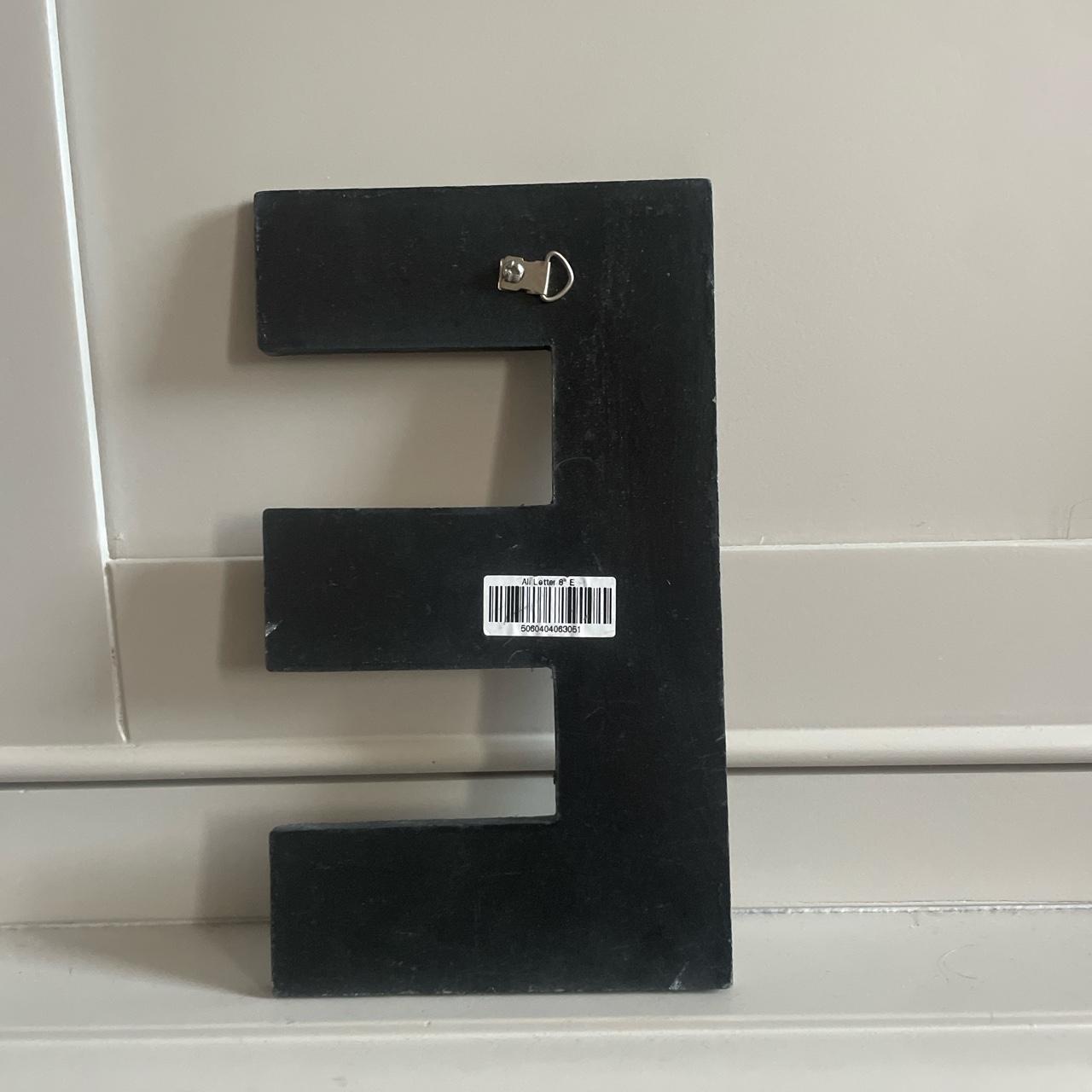 The letter E plaque Can hang on wall or lean... - Depop
