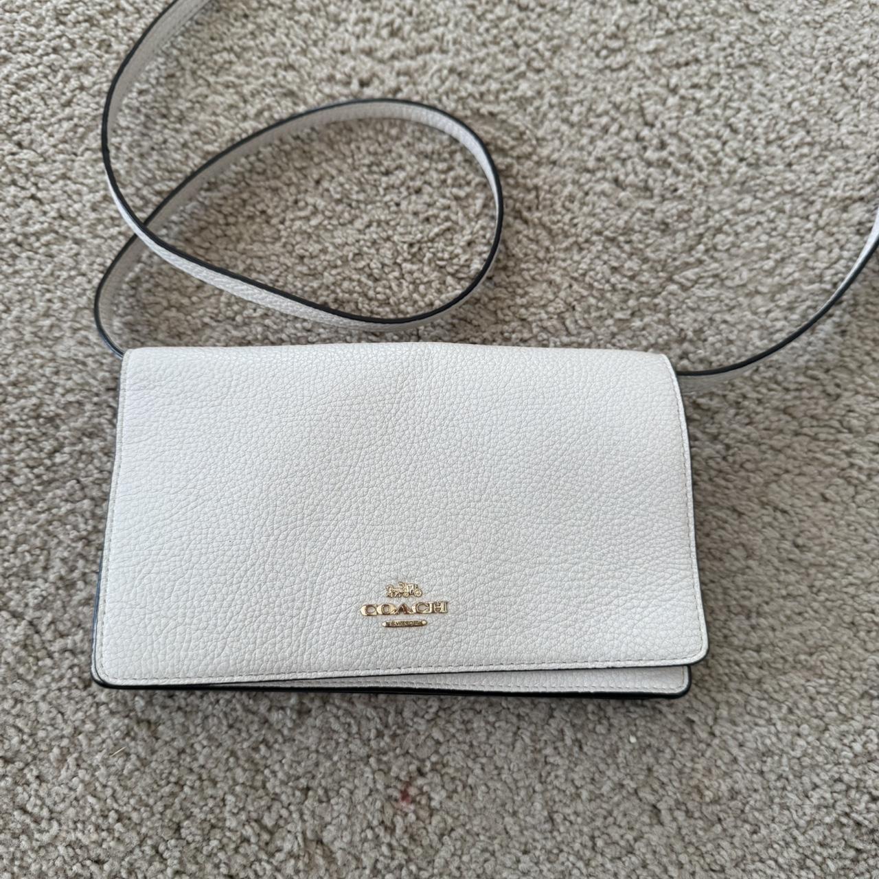 Coach Foldover crossbody bag ~color... - Depop