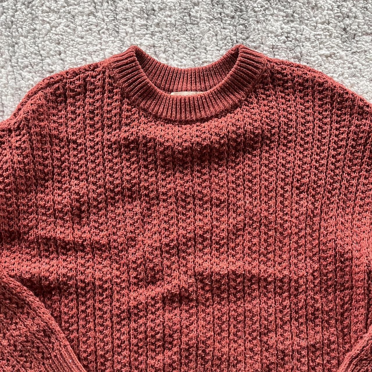 super cute rust colored sweater from universal... - Depop