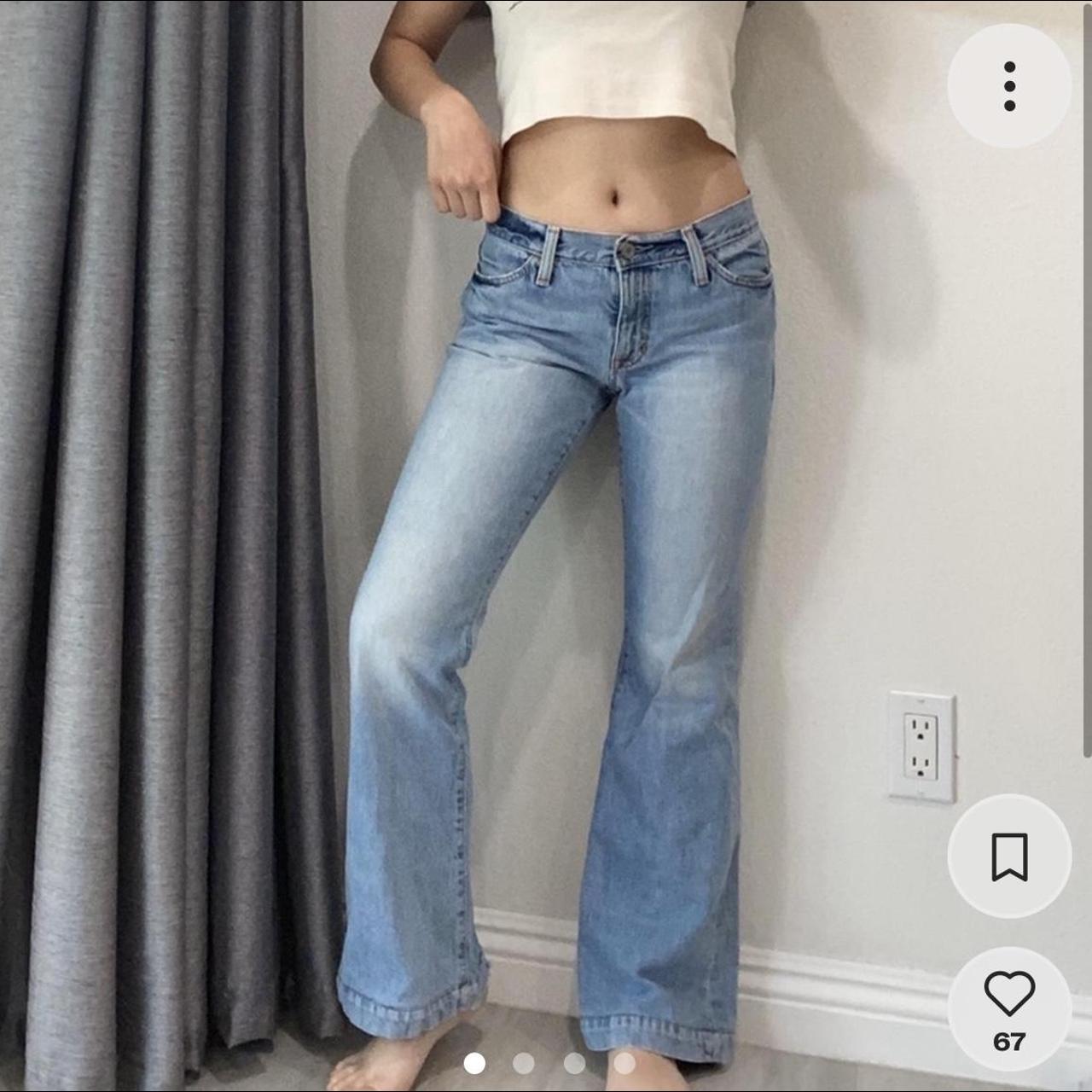 Vintage y2k the Gap flare jeans Low rise flare... - Depop