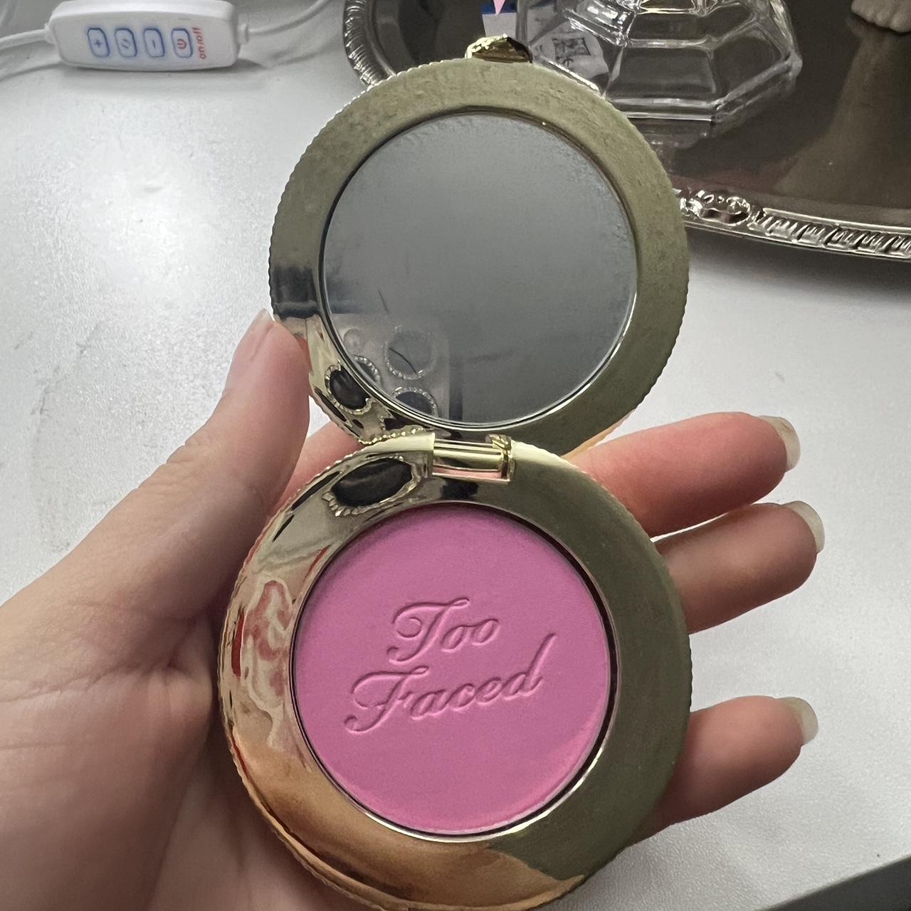 Too faced blush in candy clouds Never used... - Depop