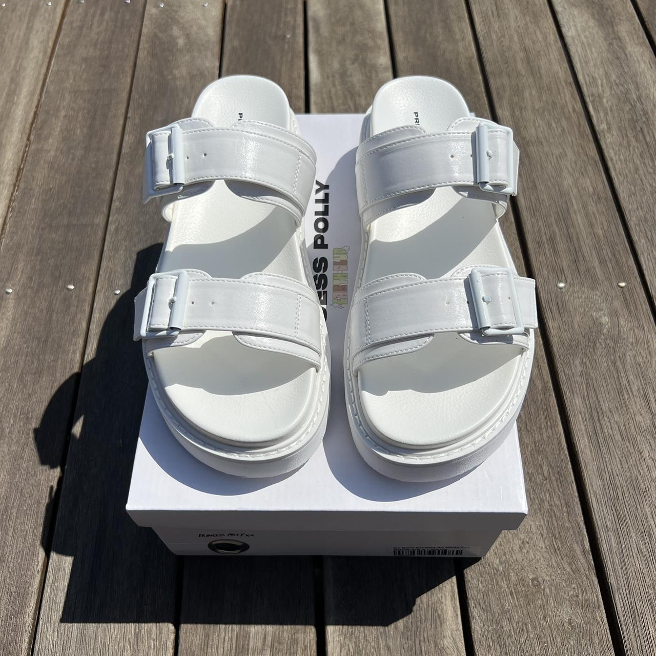 MA BELLE SANDALS ALL WHITE Princess Polly (Brand... - Depop