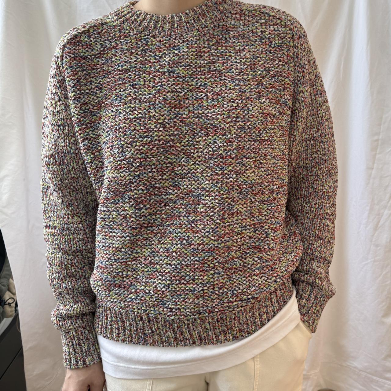 COS multi-color sweater worn gently only 2 times.... - Depop