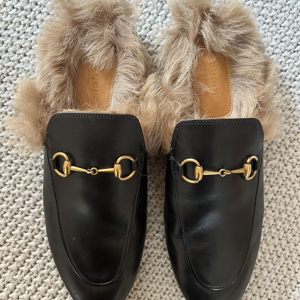 Gucci Women's Black Loafers | Depop