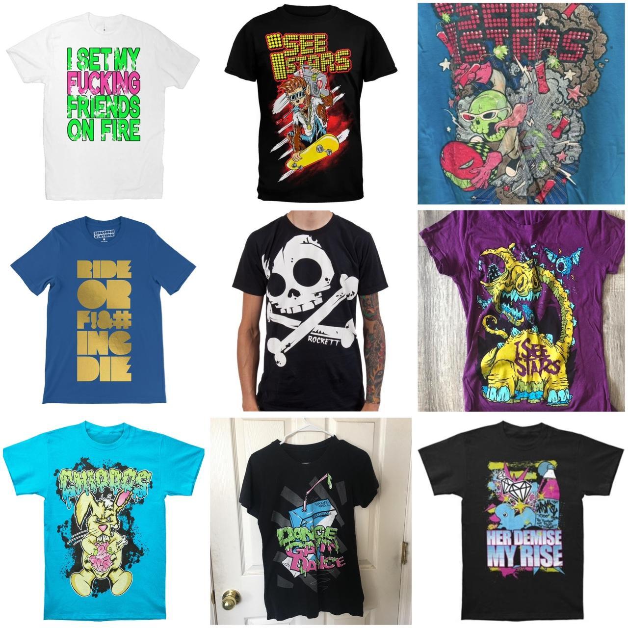 BAND MERCH ISO ‼️ WILL TRADE OR BUY ANY OF THESE... - Depop